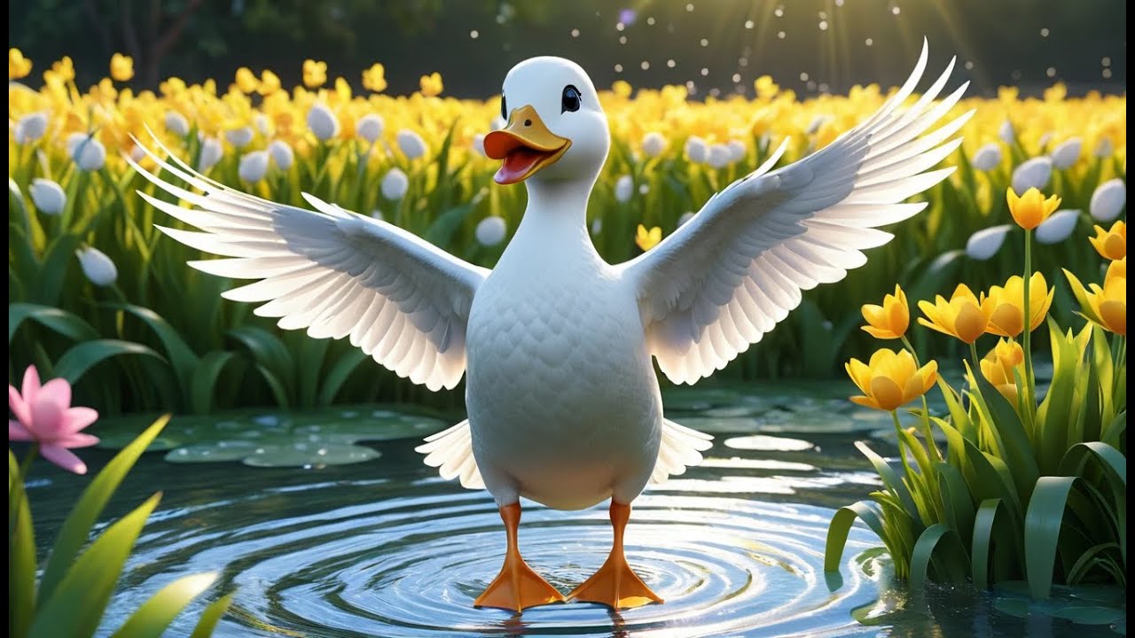 Ducky Flappy Wings Go Flap Flap Flap | Cute Duck Nursery Rhyme for ...