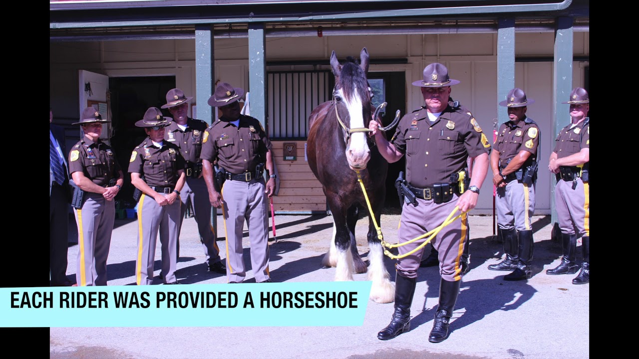 NCCPD Mounted Patrol Retirement - YouTube