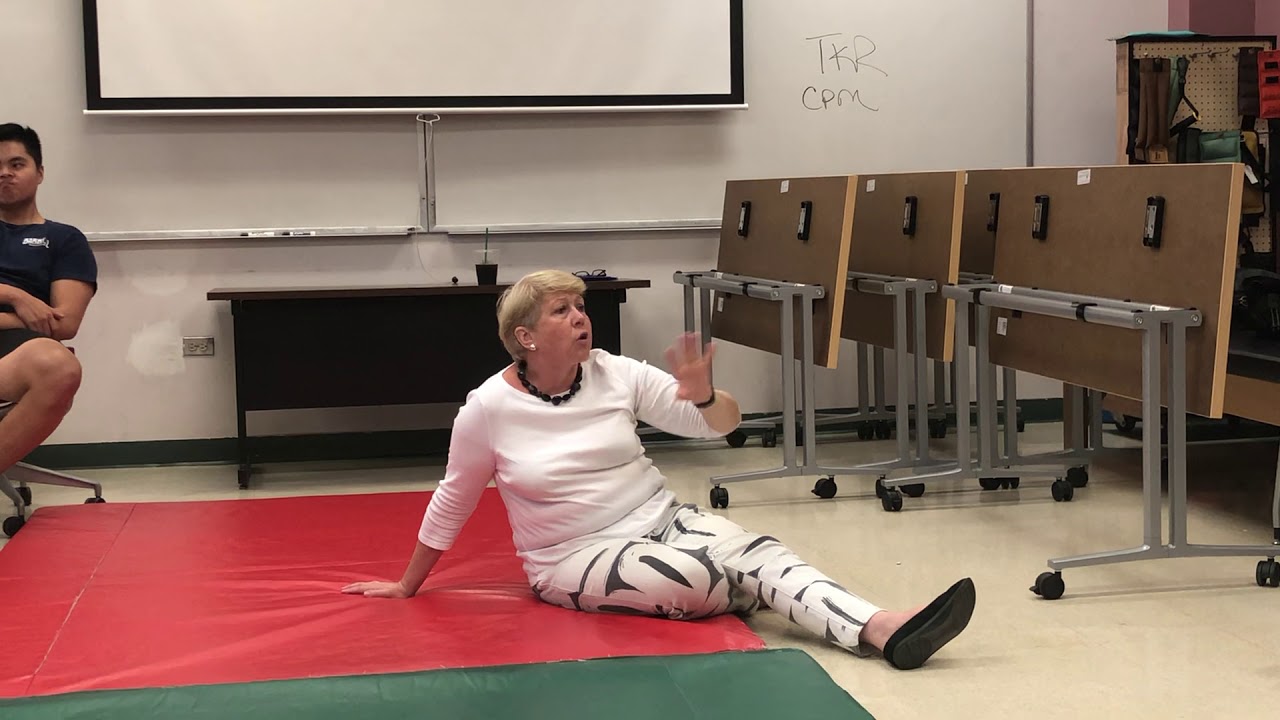 Gait Controlled Falling - YouTube