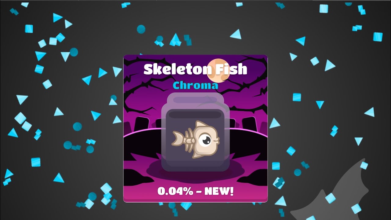 I GOT THE NEW SKELETON FISH CHROMA IN BLOOKET SPOOKY PACK 2025 - YouTube