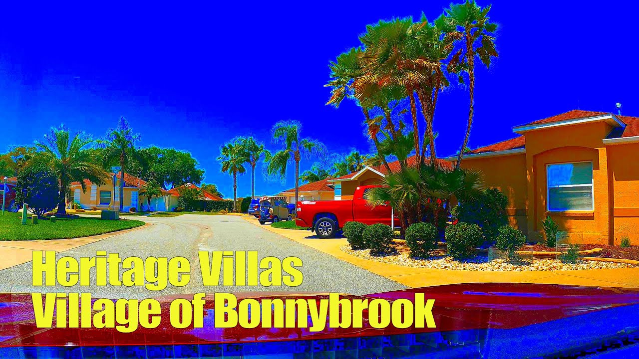 Heritage Villas in the Village of Bonnybrook, The Villages【4K】 - YouTube