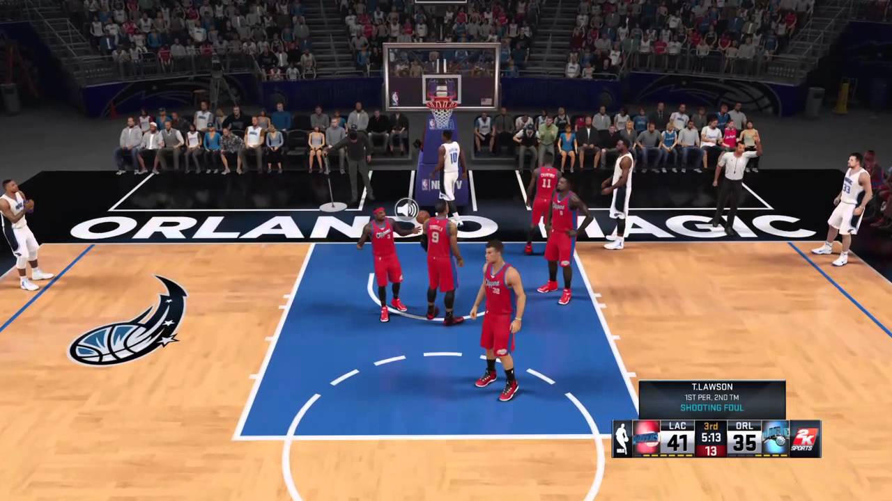 NBA 2k online leagues Magic vs Clippers - YouTube