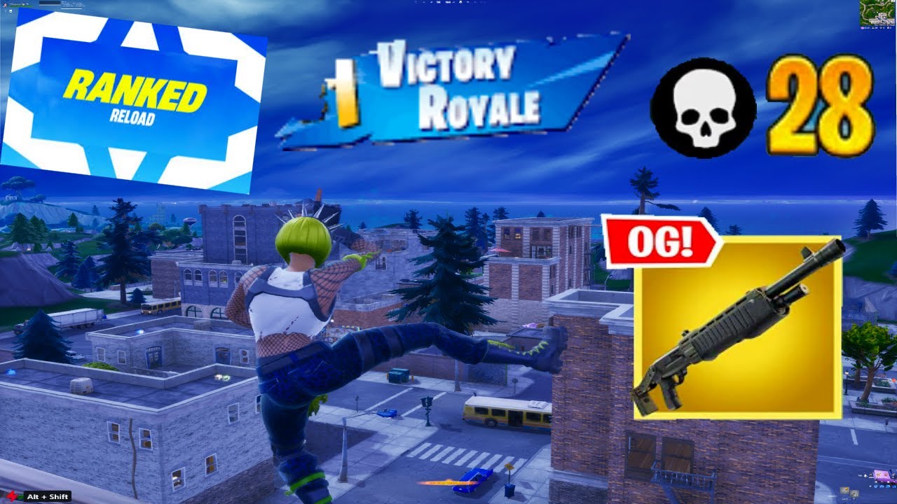 Fortnite Ranked Reload | High Kill Solo vs Squads OG Gameplay (Keyboard ...