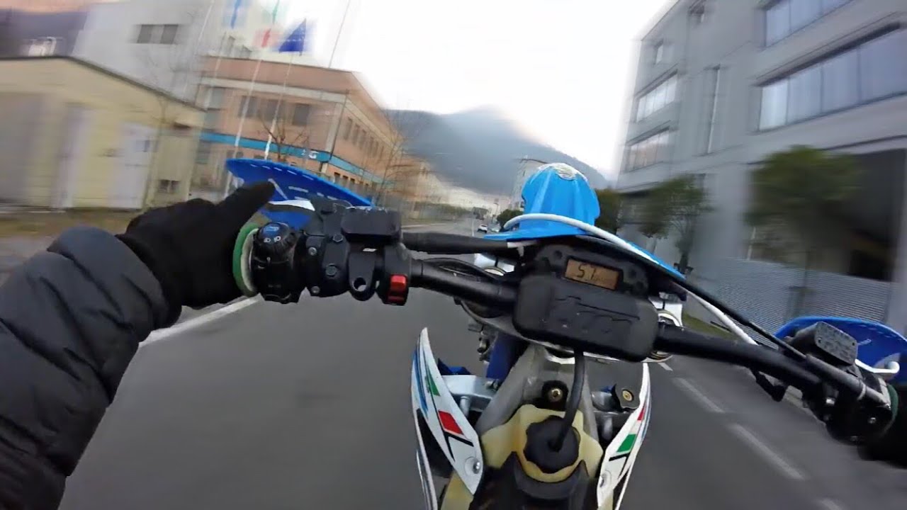 TEST TM 125CC AND HUSQVARNA 125cc | 2 stroke sound + wheelie - YouTube