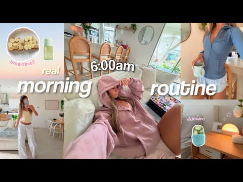 spend the morning with me★ 6am morning, productive, mindful + healthy habits