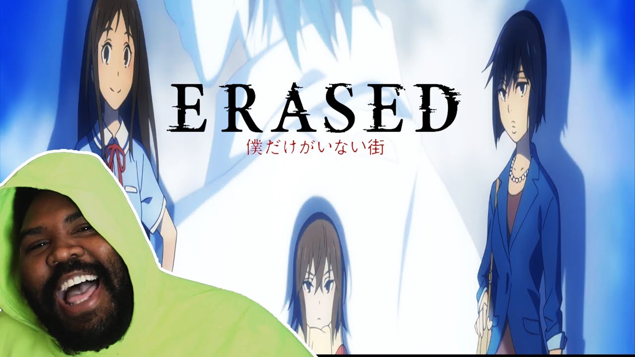FIRST ANIME INTRO REACTION | Erased Opening - YouTube