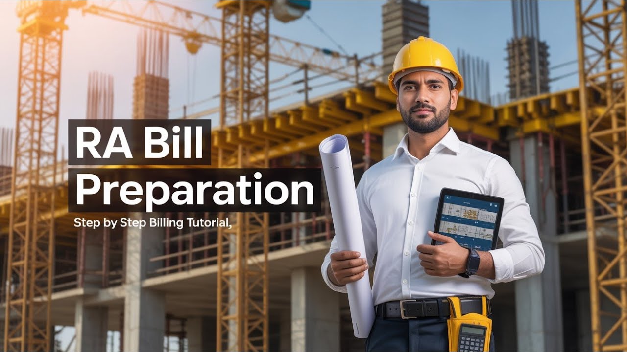 RA Bill in Civil Engineering | Measurement Book, Abstract Sheet, GST ...