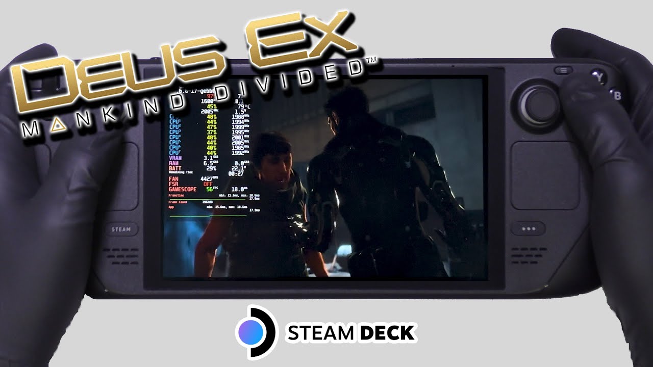 Deus Ex: Mankind Divided | Steam Deck Gameplay | Steam OS - YouTube