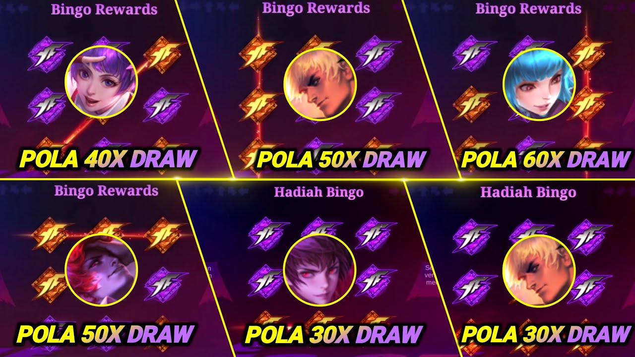 POLA BINGO KOF 2025 TERBARU LENGKAP !! DIJAMIN DAPAT SKIN KOF DAN PANEN ...