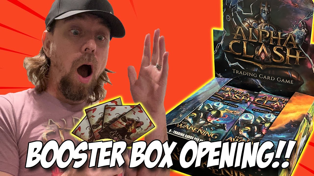 Thrilling Alpha Clash TCG Booster Box Pack Opening - Discovering Unique ...