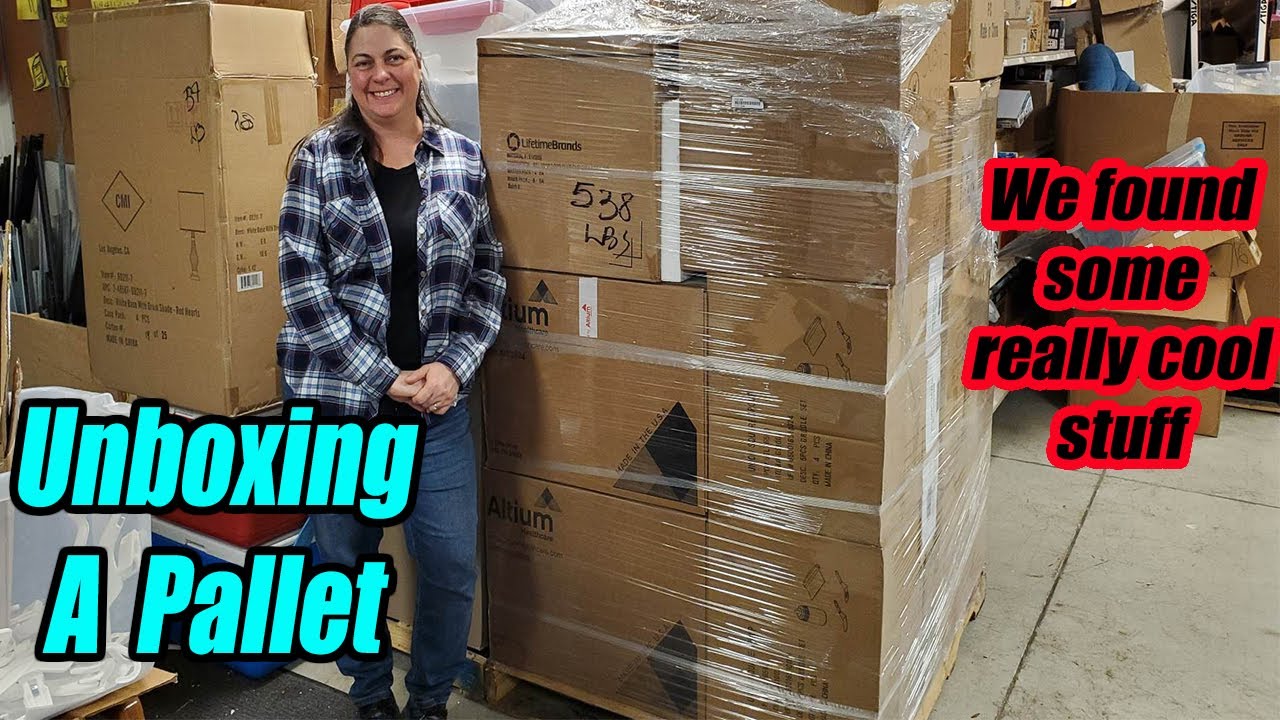 Unboxing a Pallet Load of Closeout items! What did I get! Check it out ...
