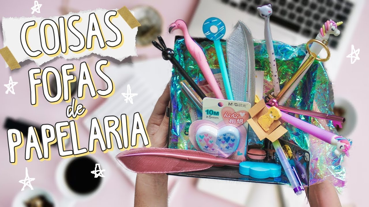 TESTANDO COISAS FOFAS E CRIATIVAS DE PAPELARIA - YouTube