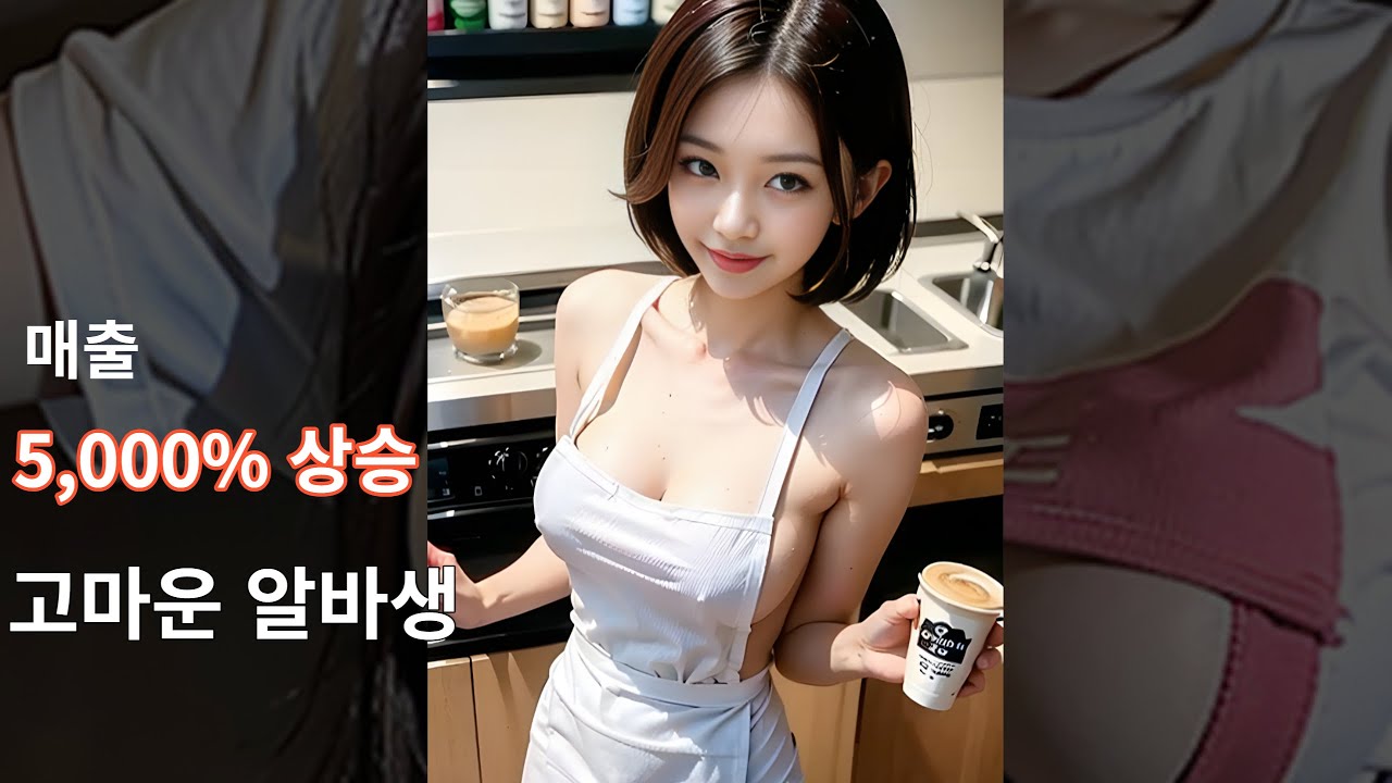 [Ai LookBook] AI Barista / 카페 알바가 너무 고마워서.. / ai lookbook 19 girl 룩북 model - YouTube