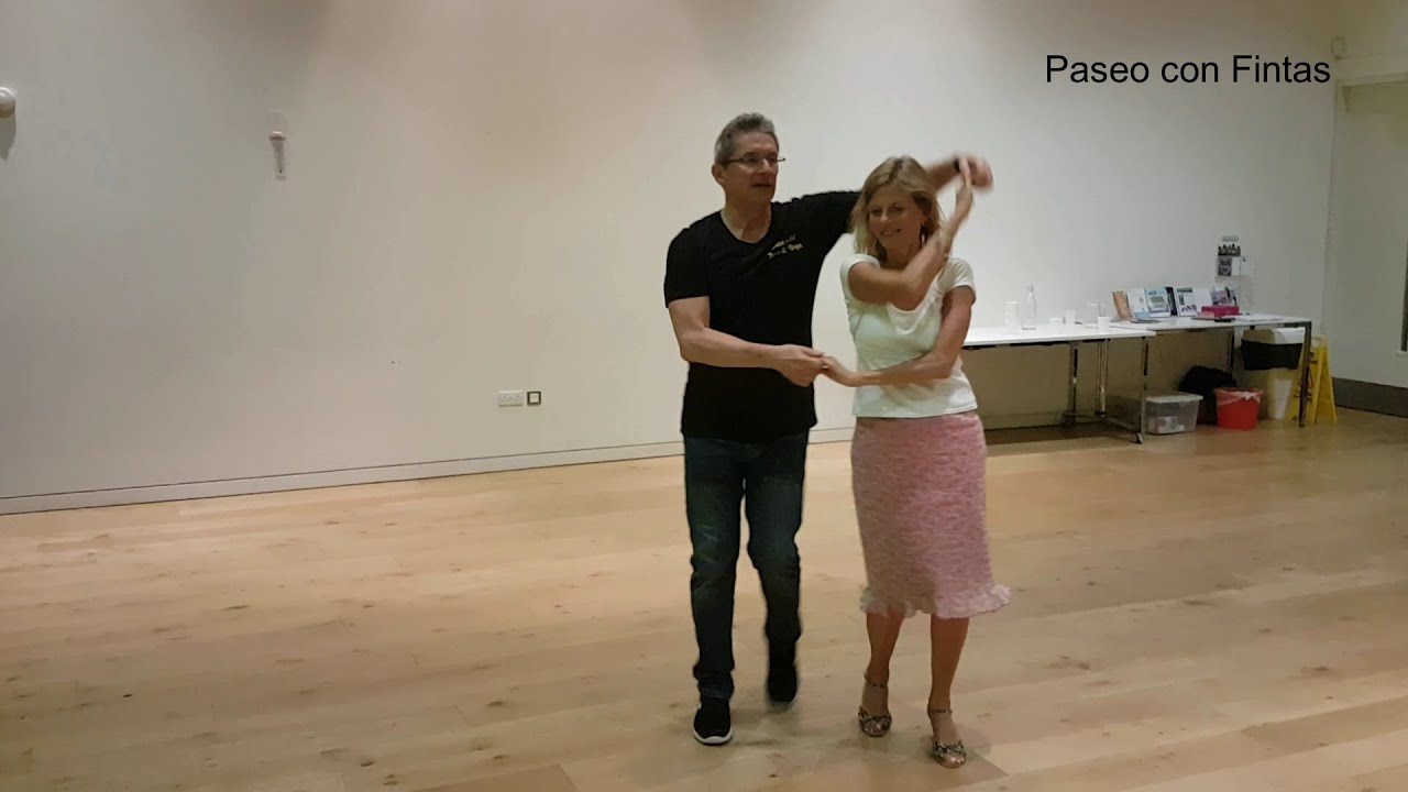 Cuban Salsa Moves #37 - Paseo con Fintas y Setenta - YouTube