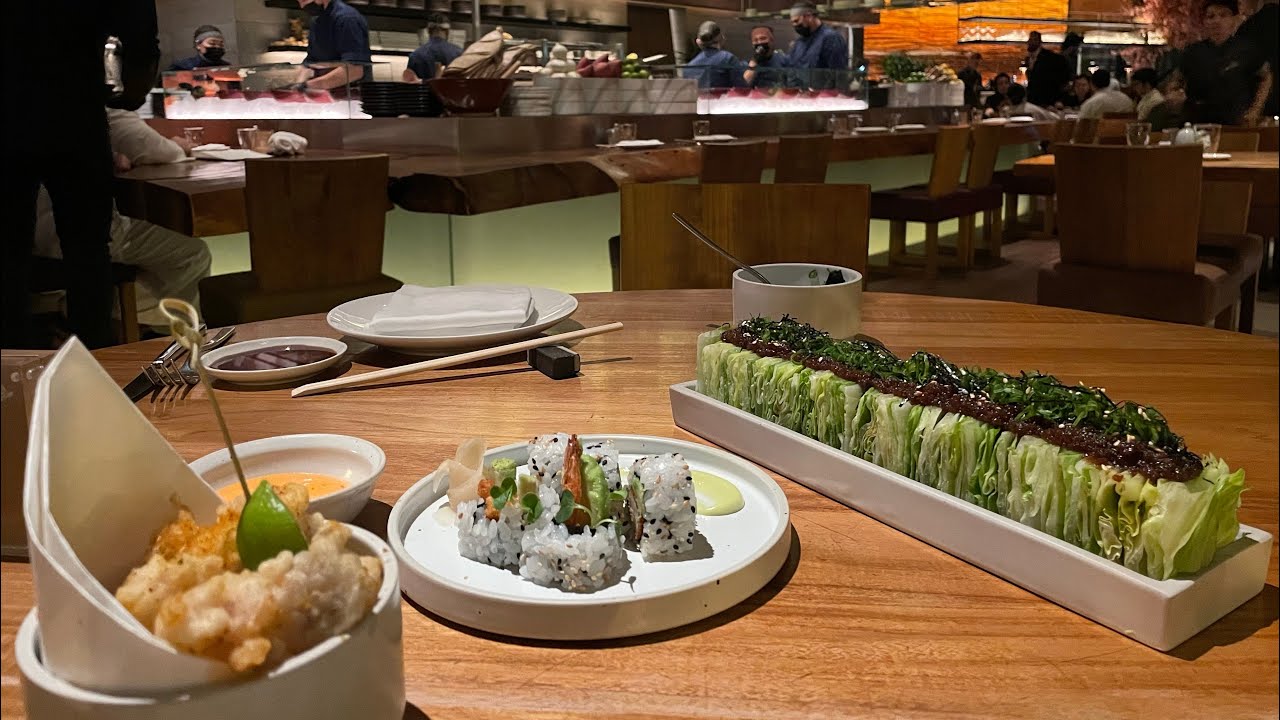 ROKA restaurant in Riyadh ,national saudi day celebration at ROKA ,Mizo soups,Sushi,tempura ...