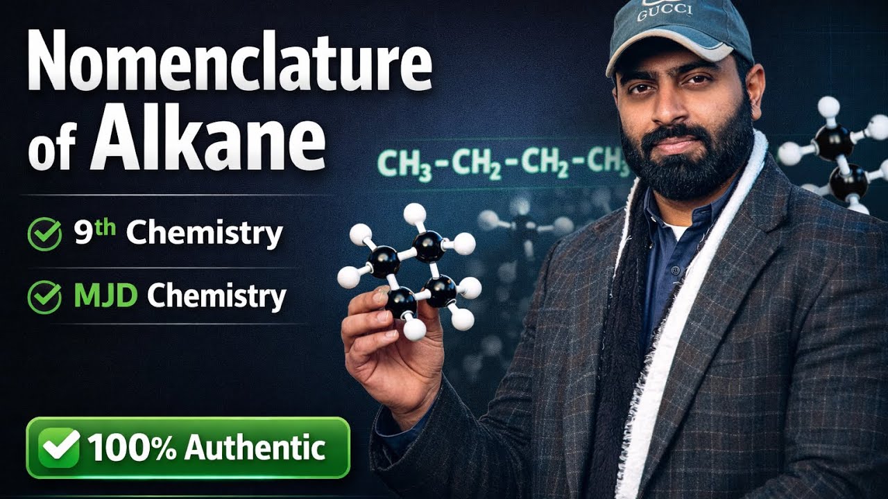 L-5. Nomenclature of Alkanes | ch#11 | Class 9 Chemistry | IUPAC Rules ...