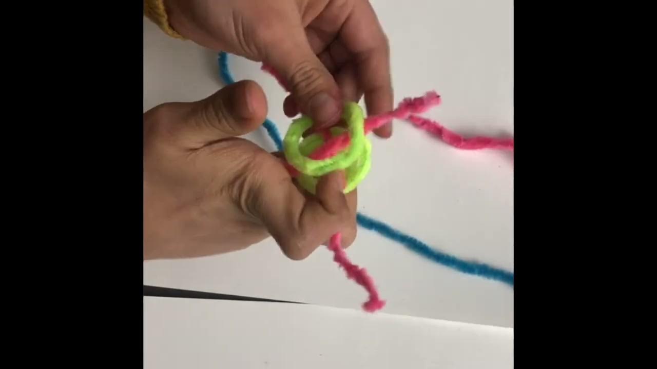 Make neurons with pipe cleaners DIY craft - YouTube