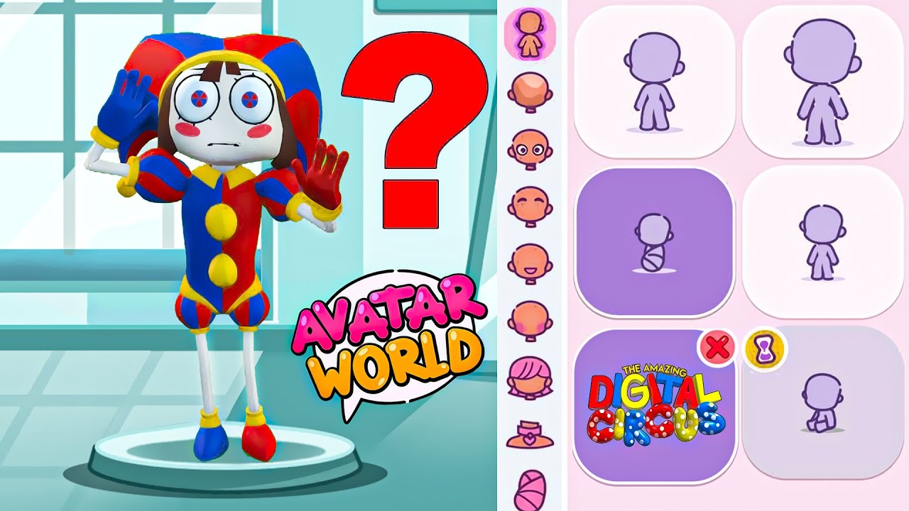 The Amazing Digital Circus in AVATAR WORLD NEW UPDATE POMNI - YouTube