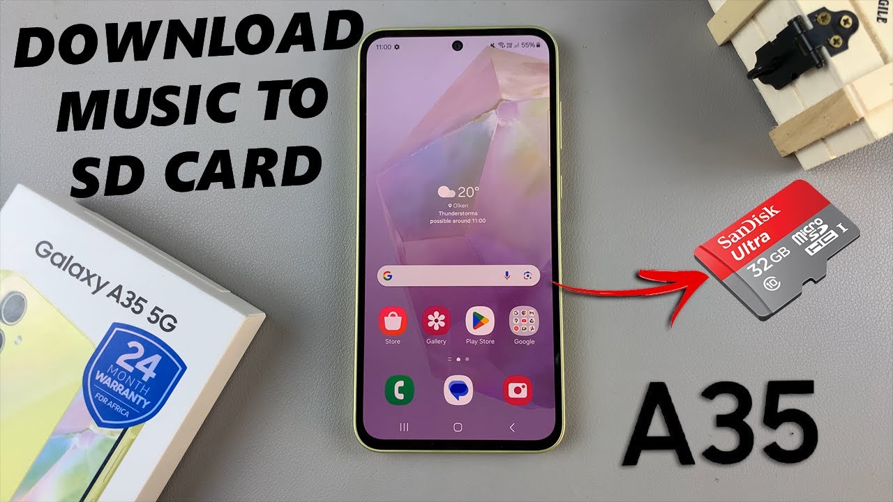 How To Download Music Directly To SD Card On Samsung Galaxy A35 5G ...