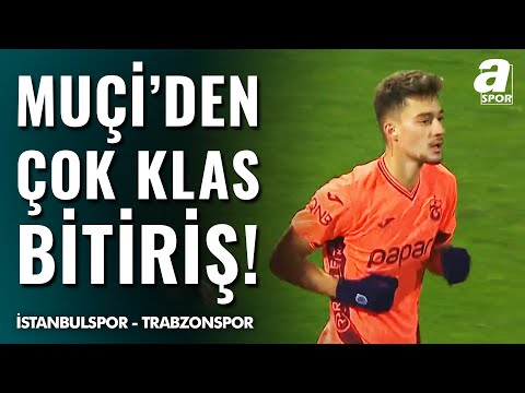 Ernest Muçi, Sevdiği Pozisyonda Golü Bulmayı Başardı! İstanbulspor 1-1 Trabzonspor