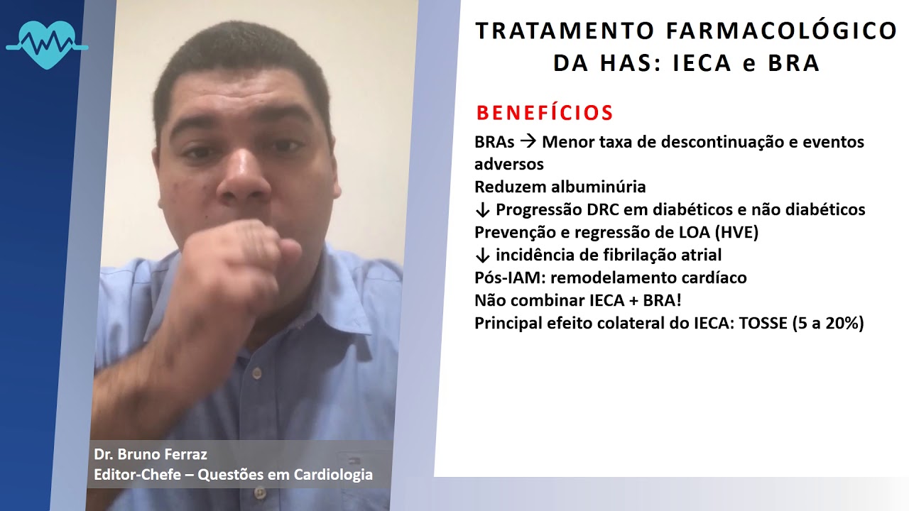 IECAs e BRAs no tratamento da hipertensão arterial - YouTube