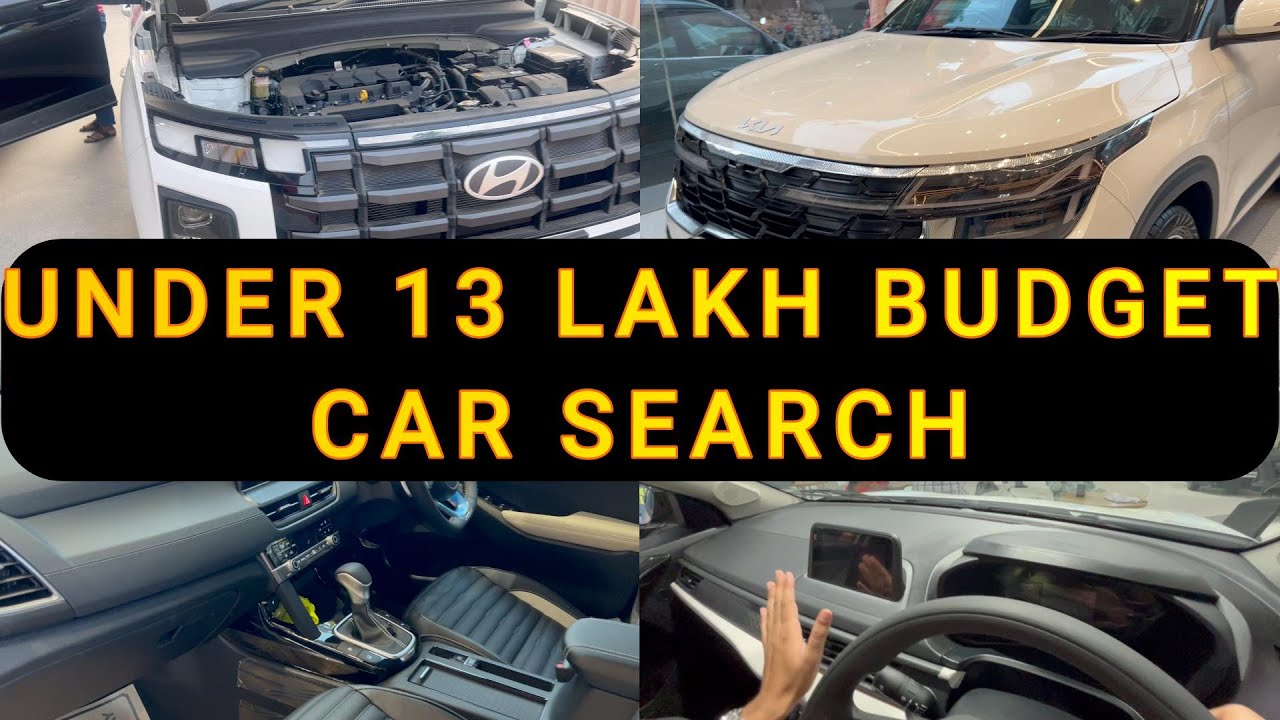 Finding The Best Car Under the Budget of 13 Lakh #budget #13lakh #car ...