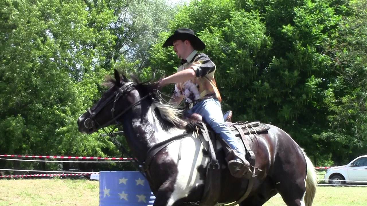 Barrel Racing démo, Sancergues juillet 2016,Avec Gabriel Maillard, Fort ...