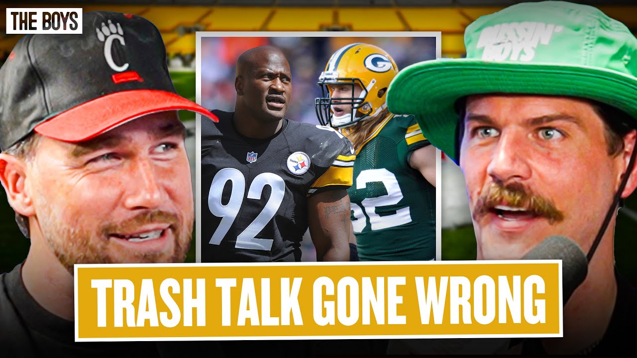 Travis Kelce Got ROCKED By Clay Matthews & James Harrison In Funny ...