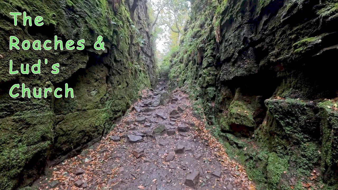 The Roaches, Gradbach Wood and Lud's Church. - YouTube