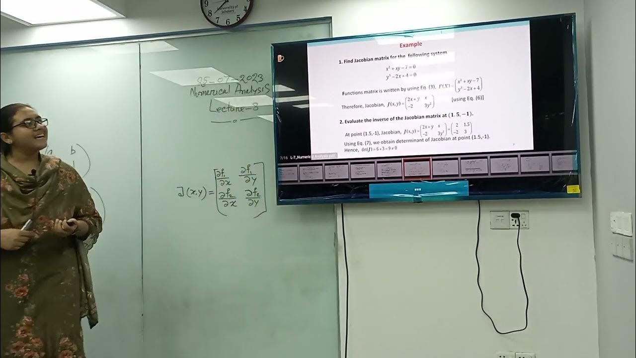 Numerical Analysis With MATLAB | Lecture-08 | CSE | Sanjida Afroz | University of Scholars - YouTube