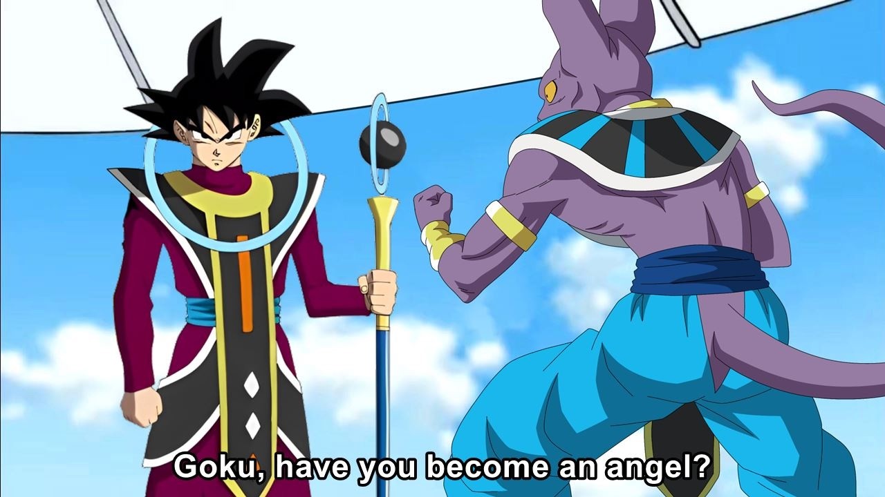 Goku Becomes an Angel and Scares Beerus When He Discovers He Has a New ...
