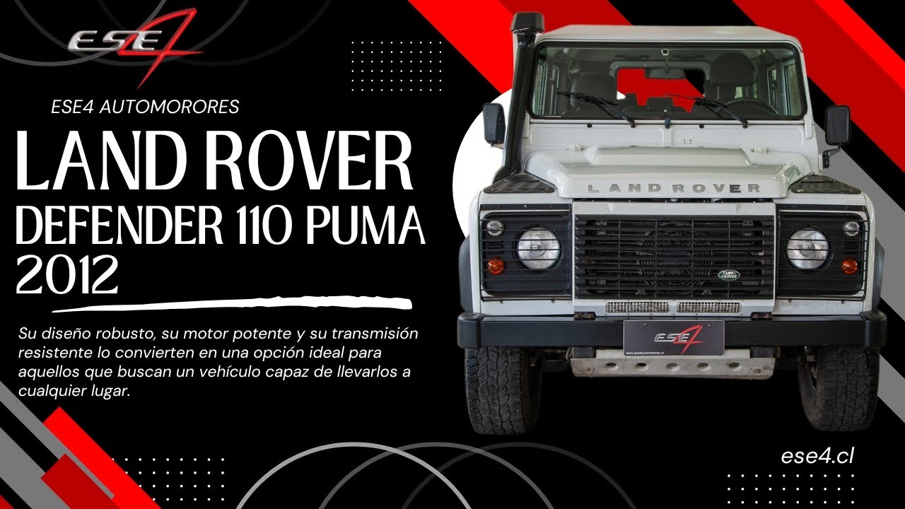 LAND ROVER DEFENDER 110 PUMA 2012 - YouTube