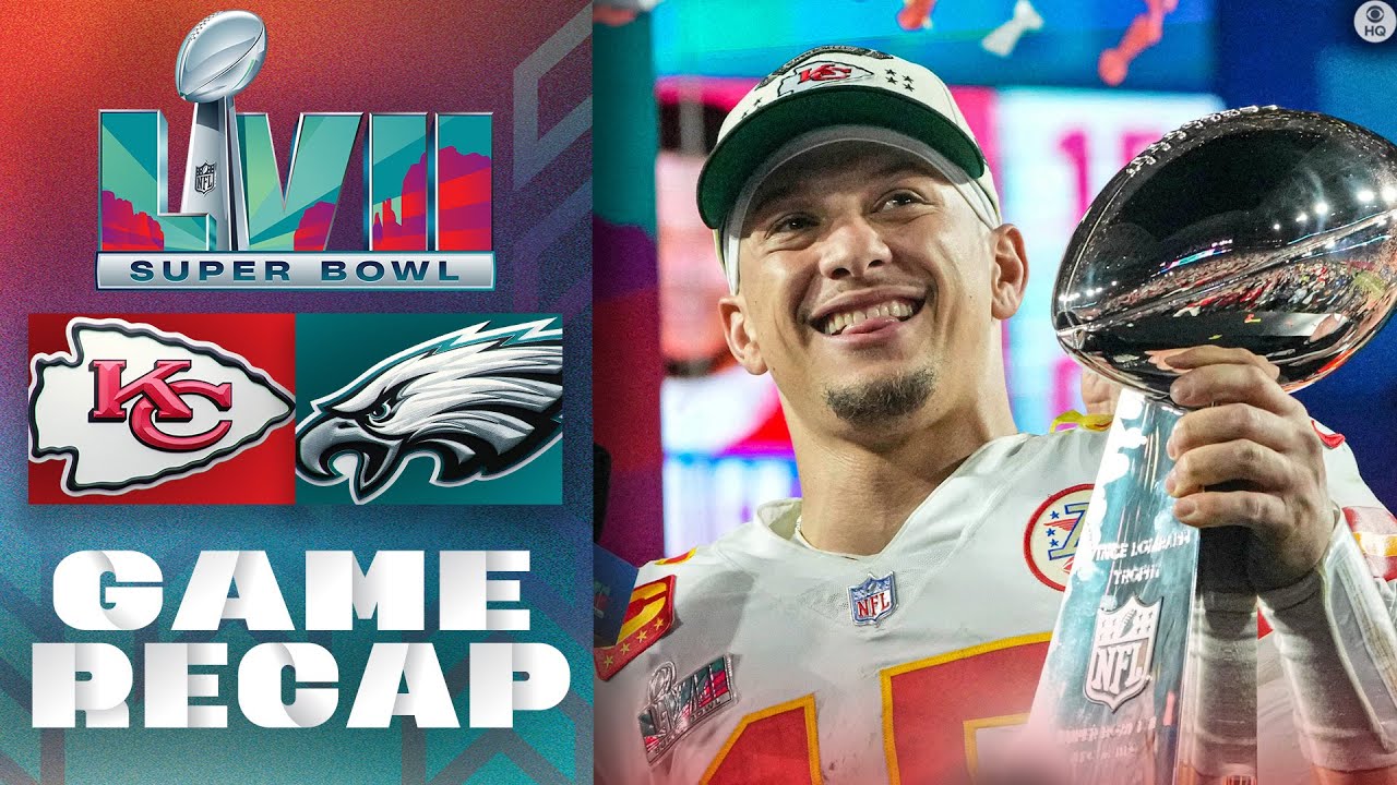 Patrick Mahomes, Chiefs DEFEAT Eagles to win Super Bowl LVII [FULL GAME ...