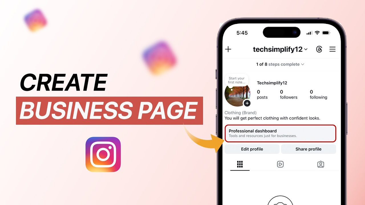 How to Create an Instagram Page for Business? - YouTube