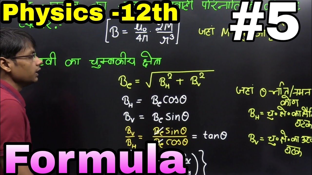 physics Chapter 5 formulas NCERT based | Class 12 Physics Formula ...