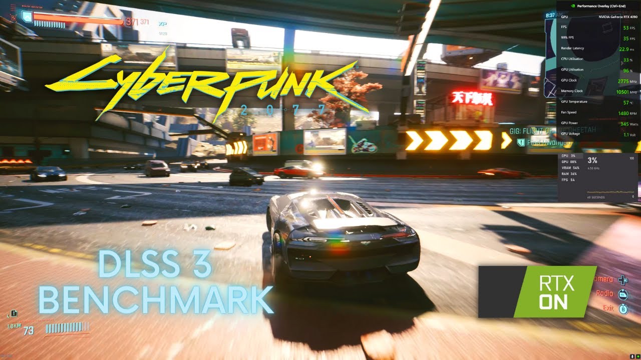 100+ FPS in Cyberpunk 2077 w/ DLSS 3 ~ [RTX 4090] [4K] [Ray Tracing ...