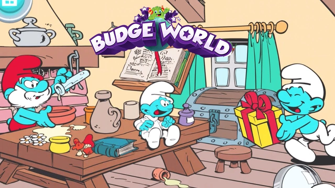 Smurf Games (Budge World) - Best App for Kids | iPad Gameplay - YouTube