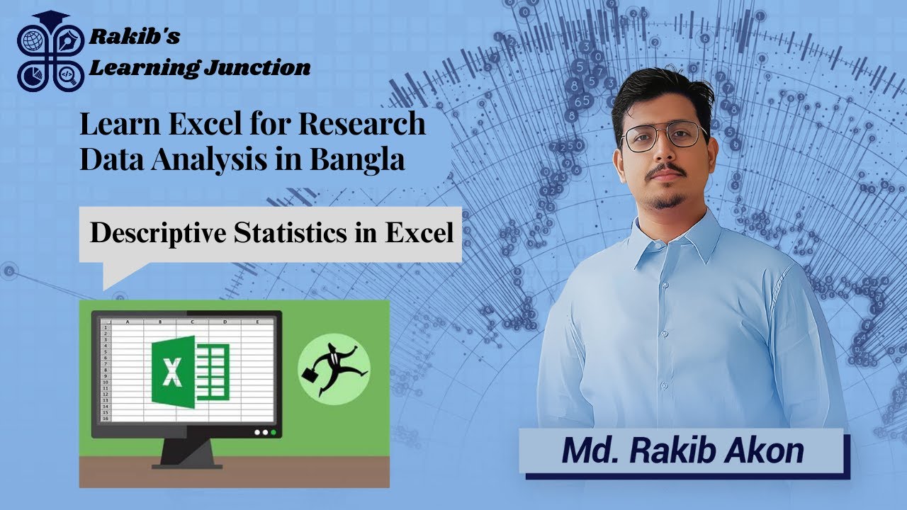 How to Easily Get Descriptive Statistics in Excel | Rakib's Learning ...