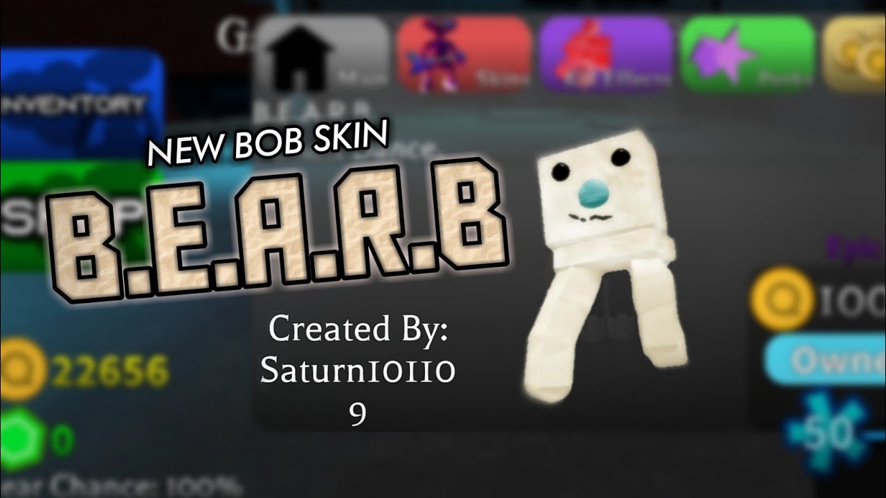 NEW "B.E.A.R.B" BOB SKIN IS FINALLY HERE! | Roblox BEAR* - YouTube
