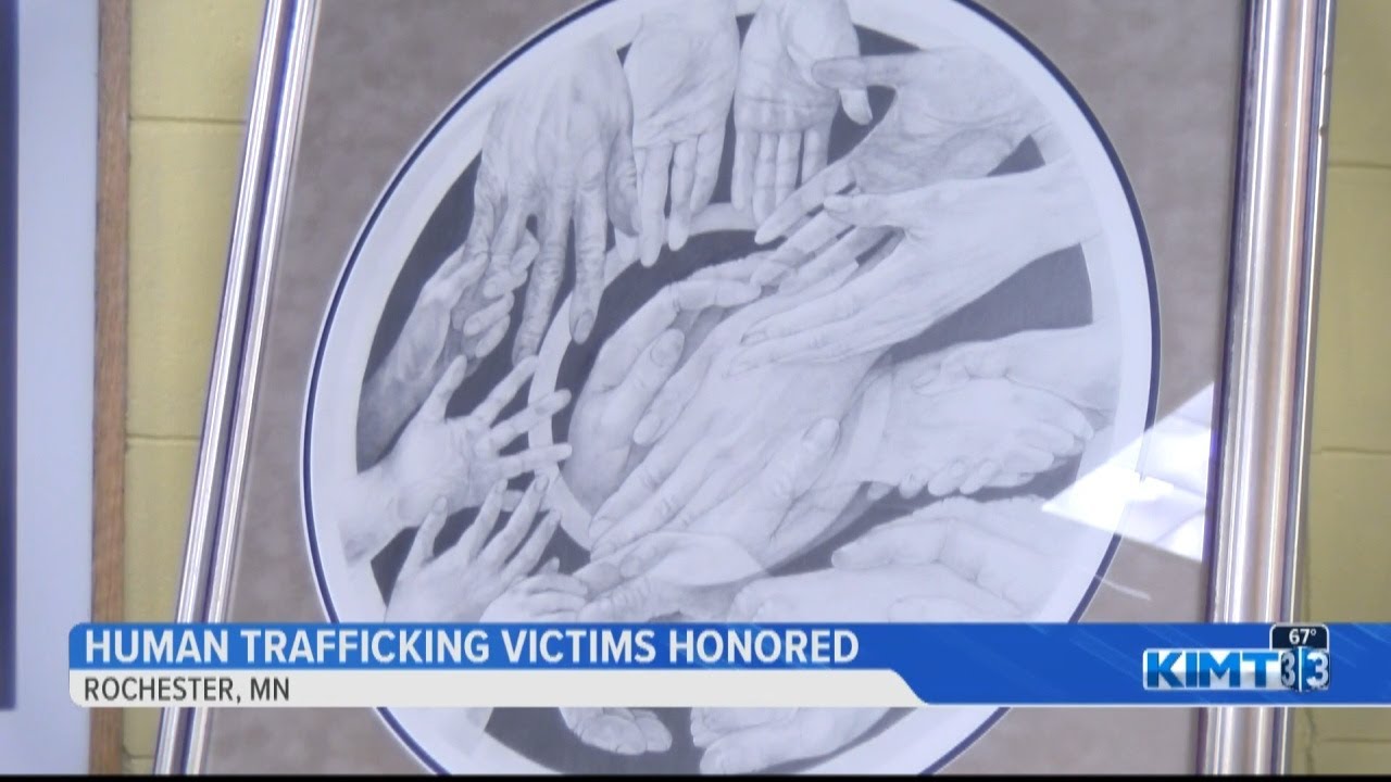 Salvation Army honors human trafficking victims - YouTube