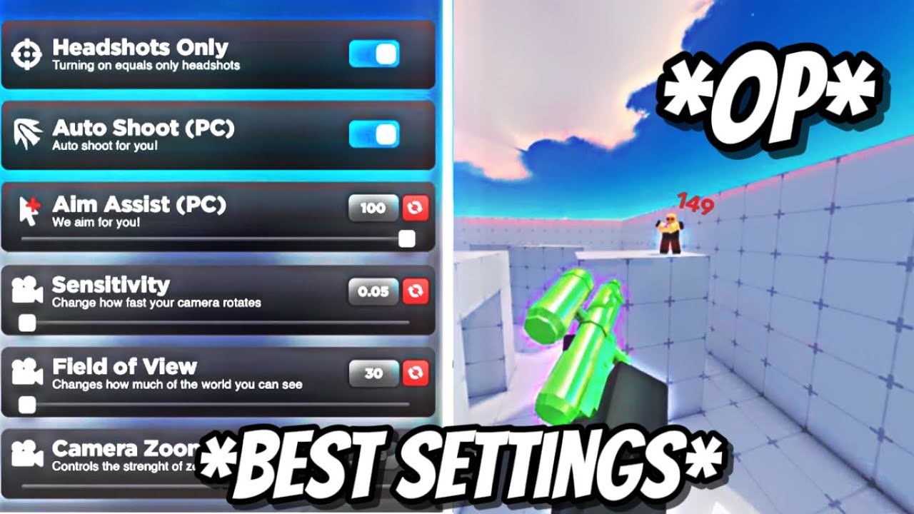 The *BEST* Pro Settings In Roblox Rivals 🔫😇 | *OP* - YouTube