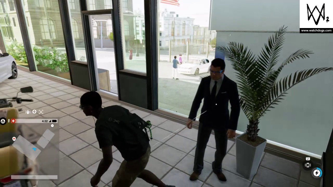 WATCH DOGS® 2 salty NPC - YouTube