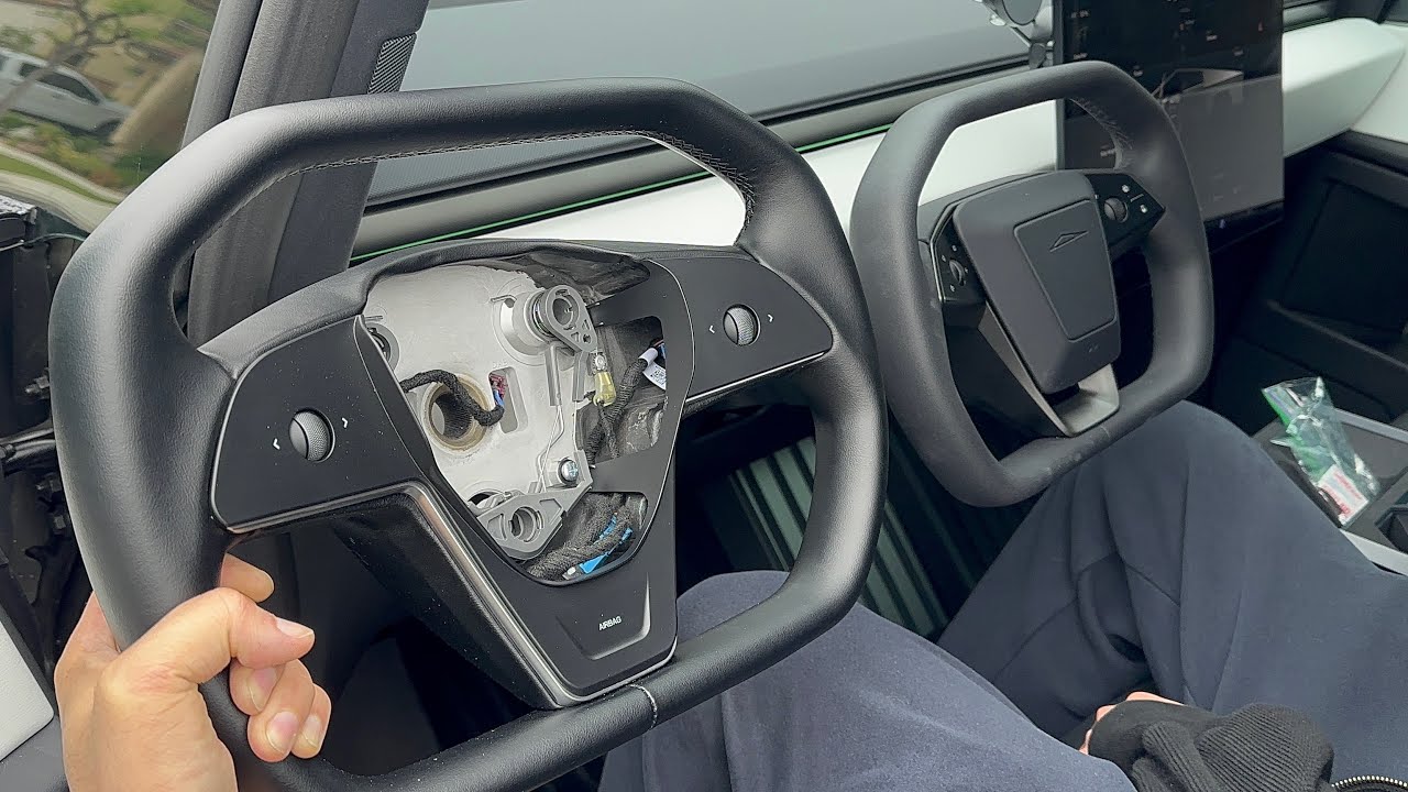 Tesla Model Y / 3 NEW Cybertruck Wheel Installed! - YouTube