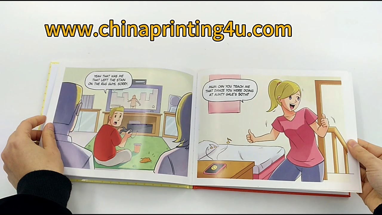 landscape hardcover children's book - YouTube