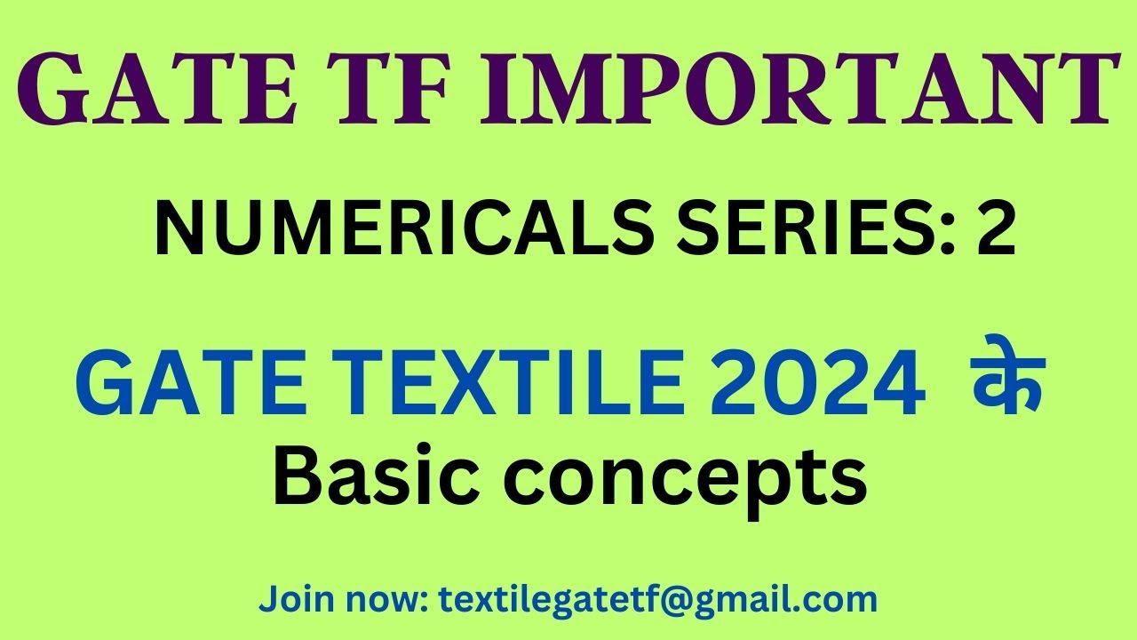 GATE Important Numerical Series | Part 2 | GATE Textile TF 2024 ...