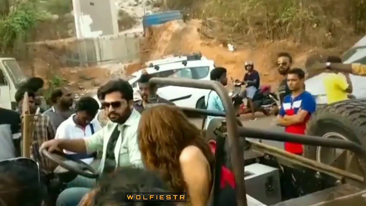 Simbu Anna in maha shooting spot - YouTube