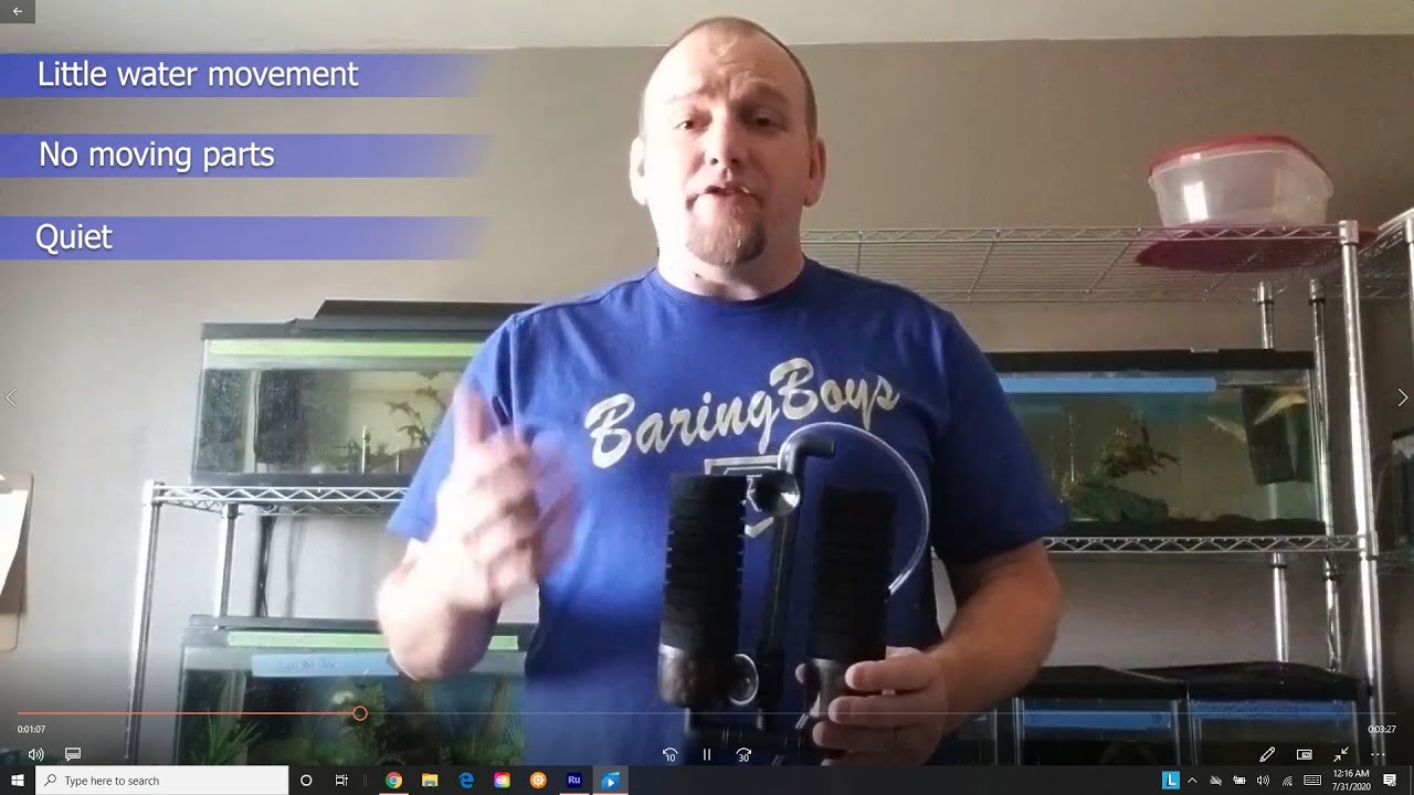 Sponge Filters For Axolotls - YouTube