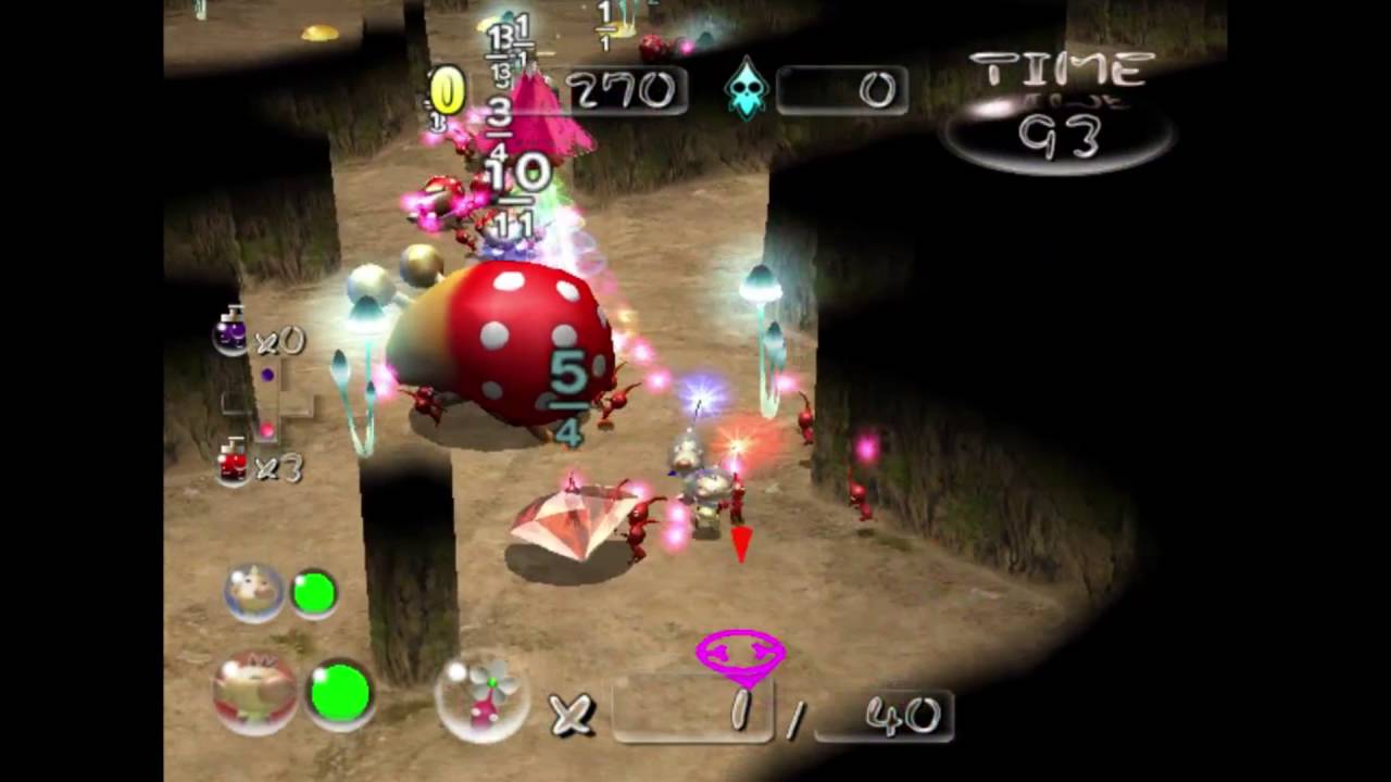 Pikmin 2 Challenge Mode #08: Red Chasm (Perfect) - YouTube