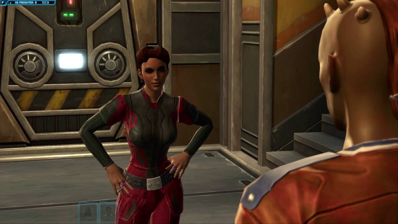swtor: Risha says the smuggler will walk into a trap (romance) - YouTube