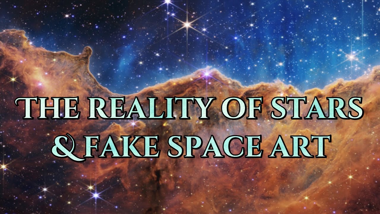The reality of stars & fake space art - YouTube